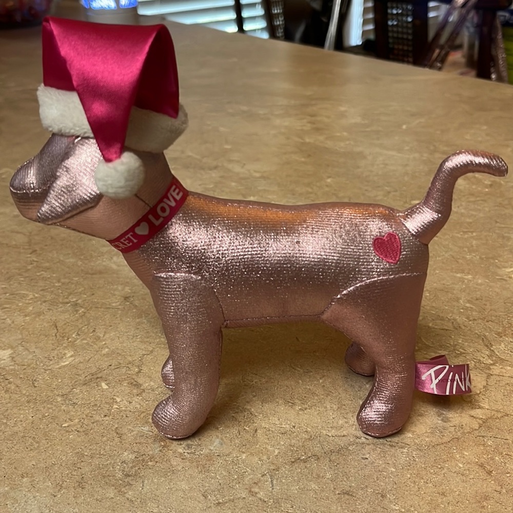 Victoria’s Secret Pink Shiny Metallic Pink Santa Hat … - Gem